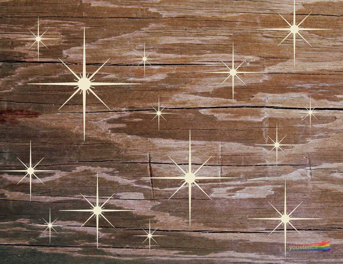 Star Stencil, for Walls, Furniture and Art. Night Stars ST121 - Etsy