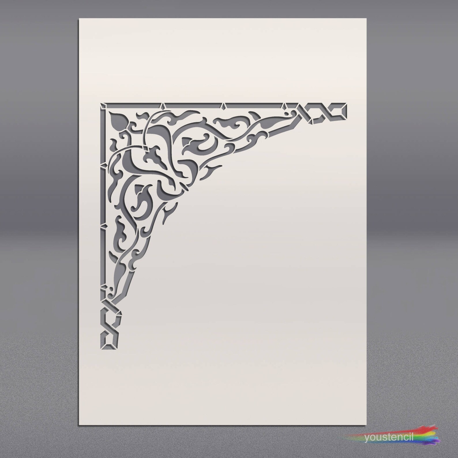 Moroccan Corner Stencil, for Walls, Art and Furniture. ST81 - Etsy