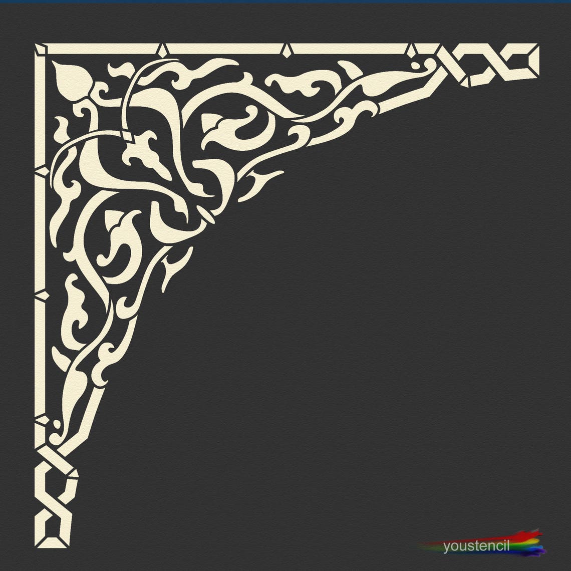 Moroccan Corner Stencil, for Walls, Art and Furniture. ST81 - Etsy
