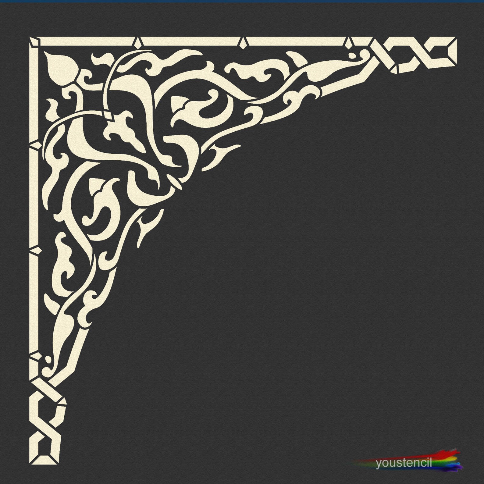 Moroccan Corner Stencil, for Walls, Art and Furniture. ST81 - Etsy