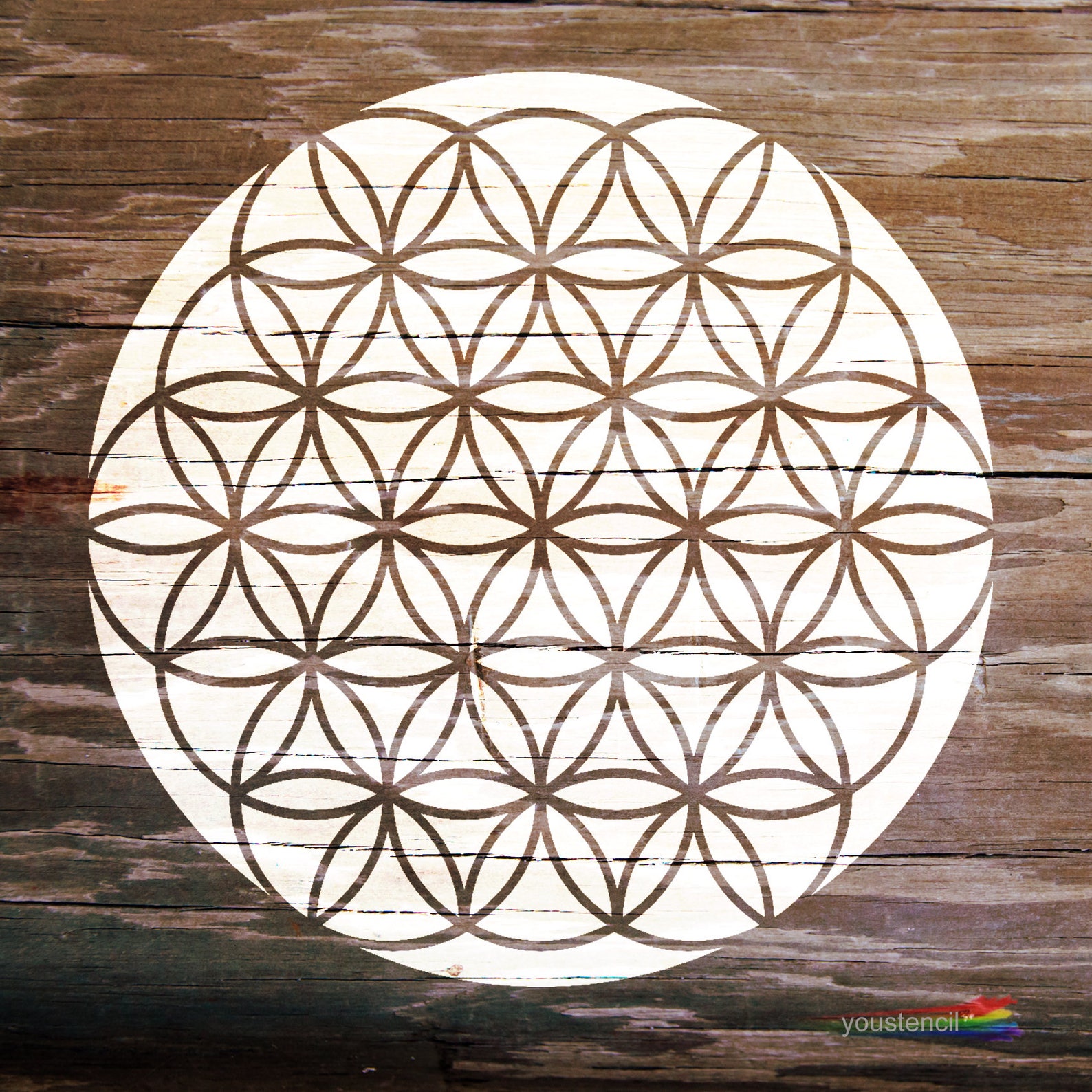 Flower of Life Stencil, for Art and Decoration ST24 - Etsy Canada