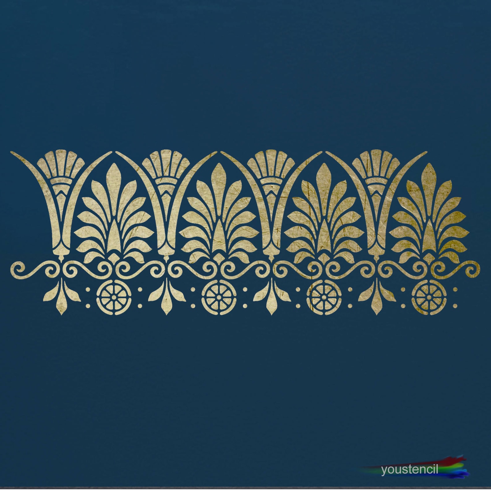 Greek Border Stencil for Walls Art and Furniture. ST52 - Etsy