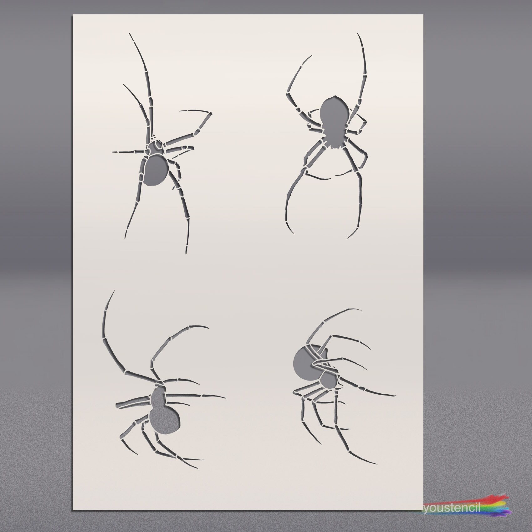 Spider Stencil For Art and Decoration ST67 | Etsy