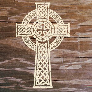 Celtic Cross Stencil for Art and Decoration ST116 - Etsy