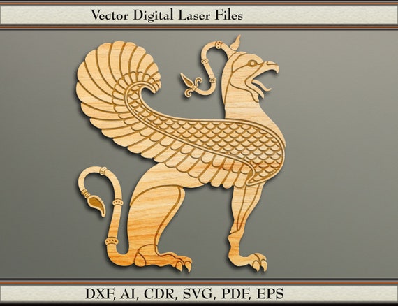 Greek Griffin Vector 102 Svg Dxf Ai Cdr Pdf Eps for - Etsy