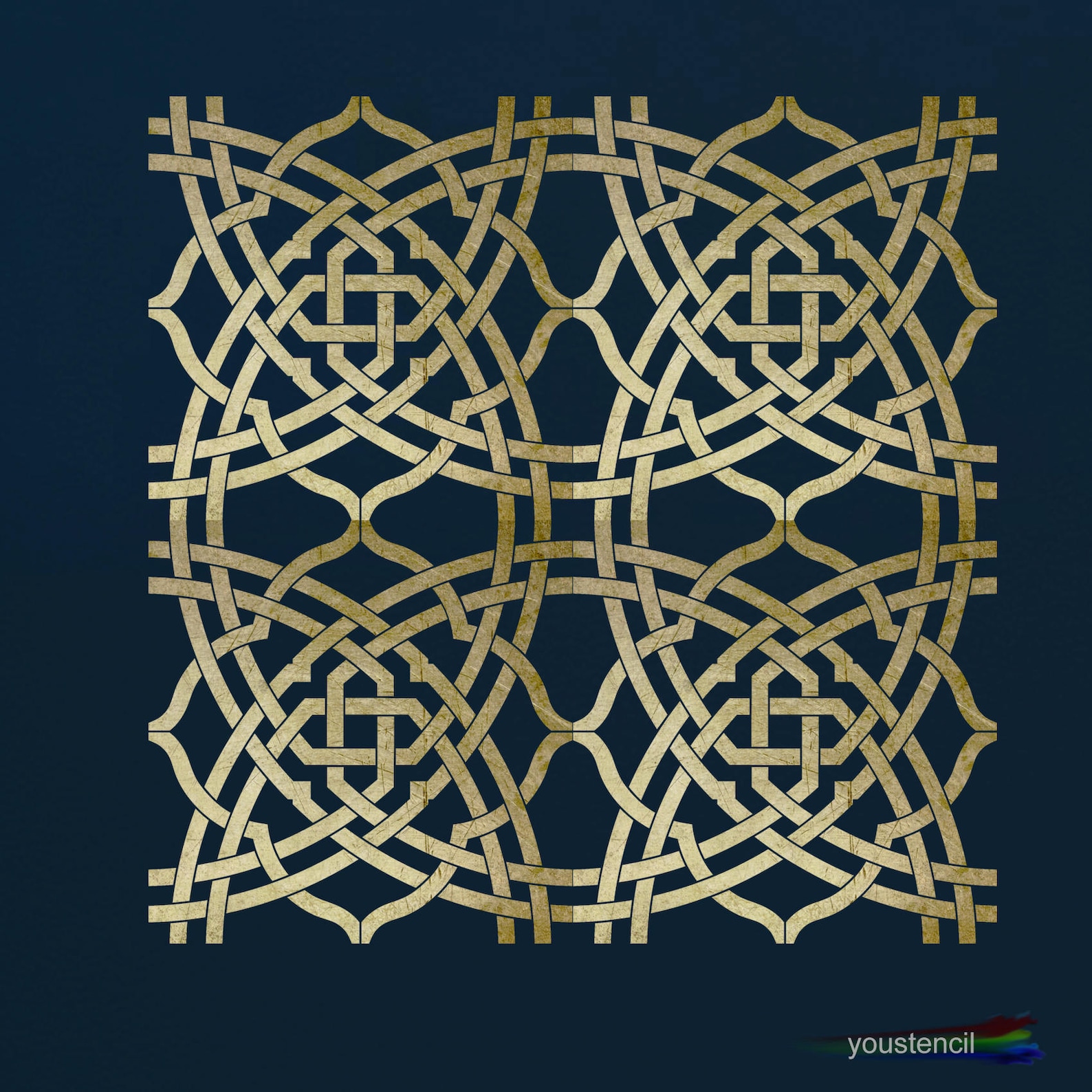 Moroccan Tile Stencil for Walls Art and Furniture. ST69R - Etsy