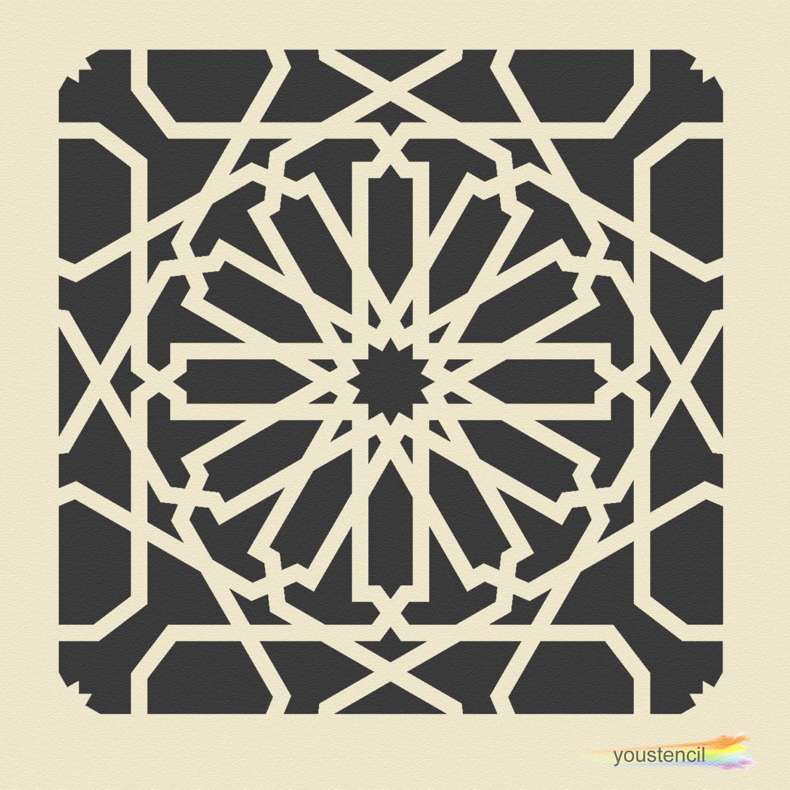 Moroccan Tile Stencil for Walls & Furniture ST27 | Etsy