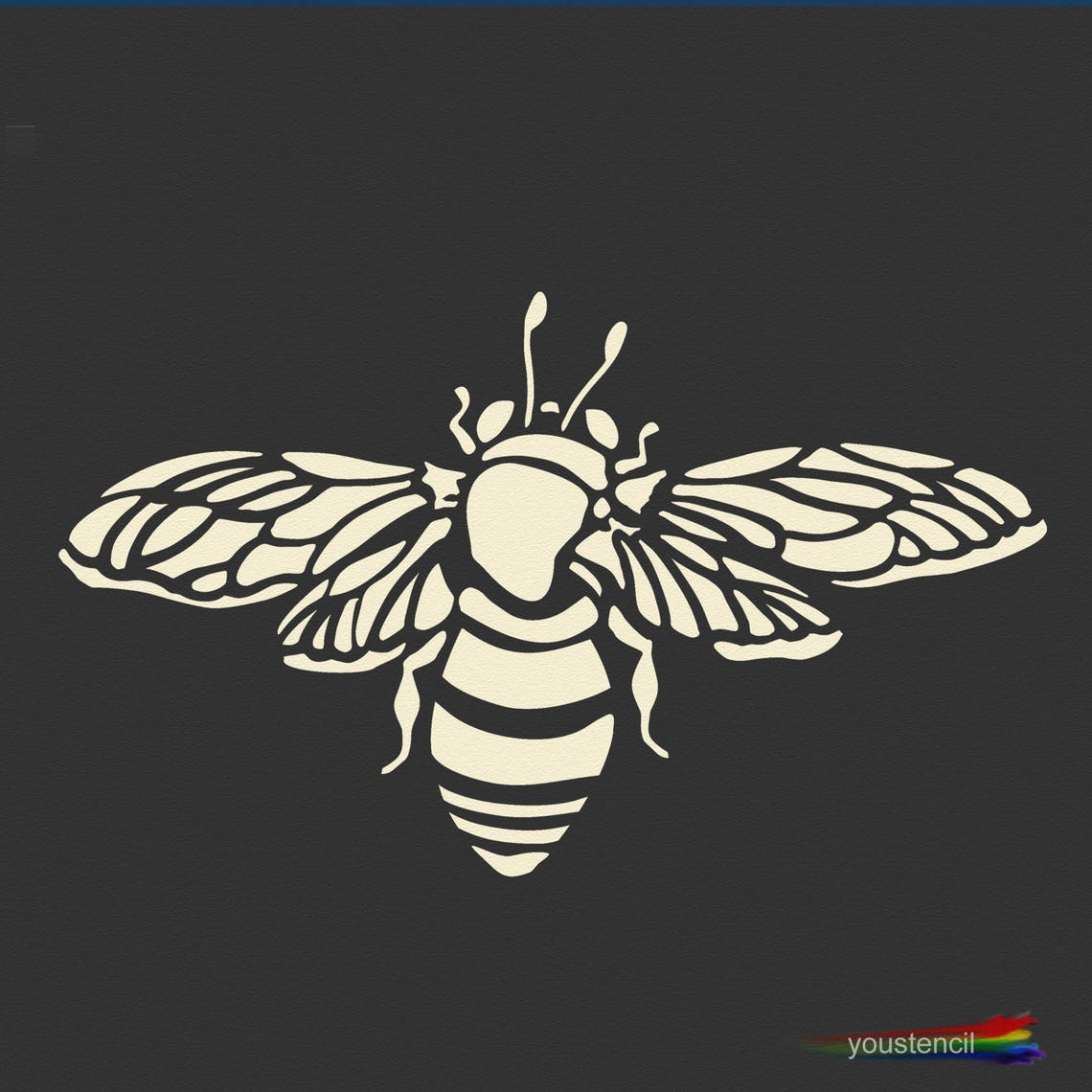 Bumble Bee Stencil for Walls Furniture and Art ST2 - Etsy