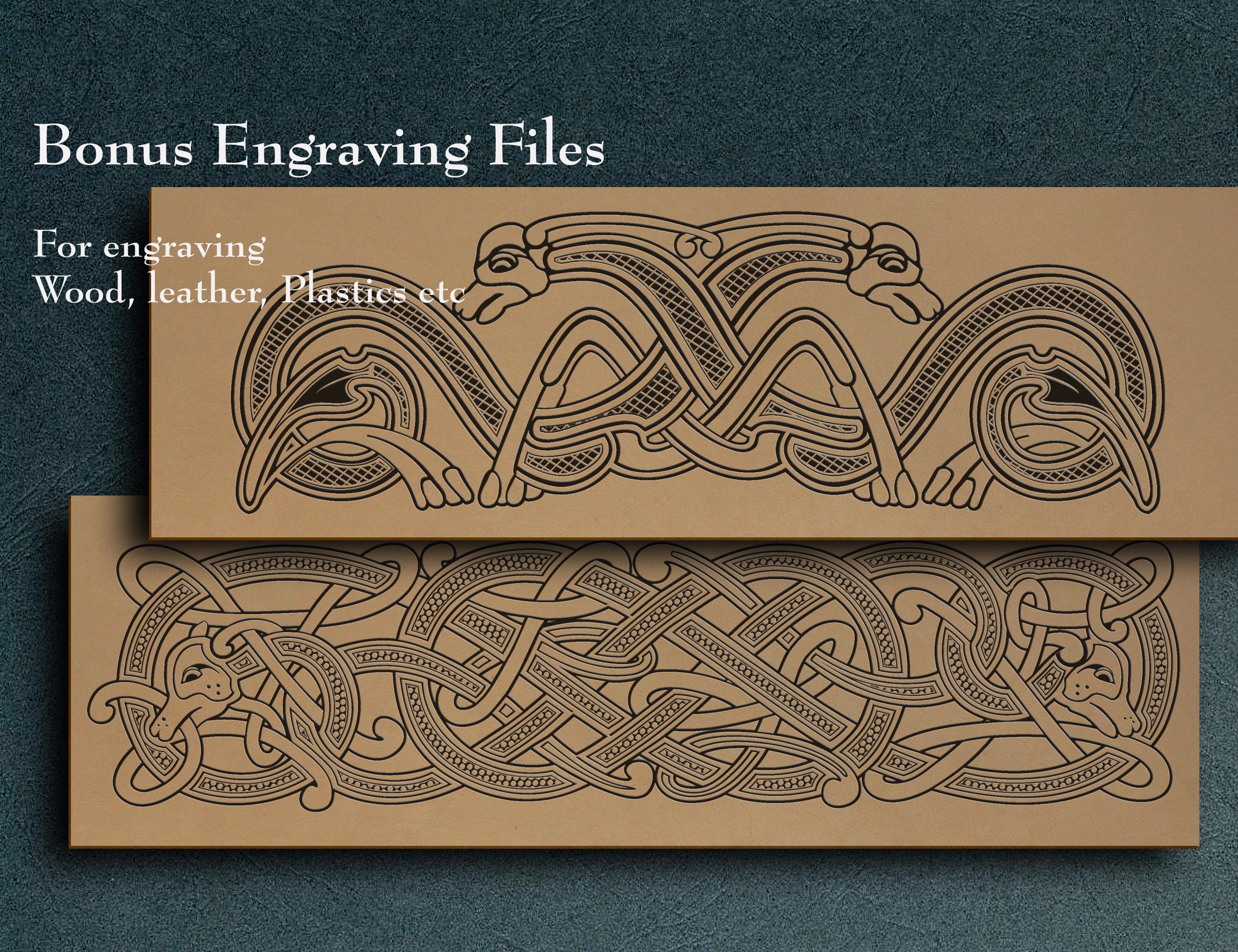 Viking Norse Knots, Vector Design #87, Svg, Dxf, Ai, Cdr, Pdf, Eps. for ...