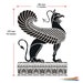 Greek Griffin Stencil , ST102 - Etsy