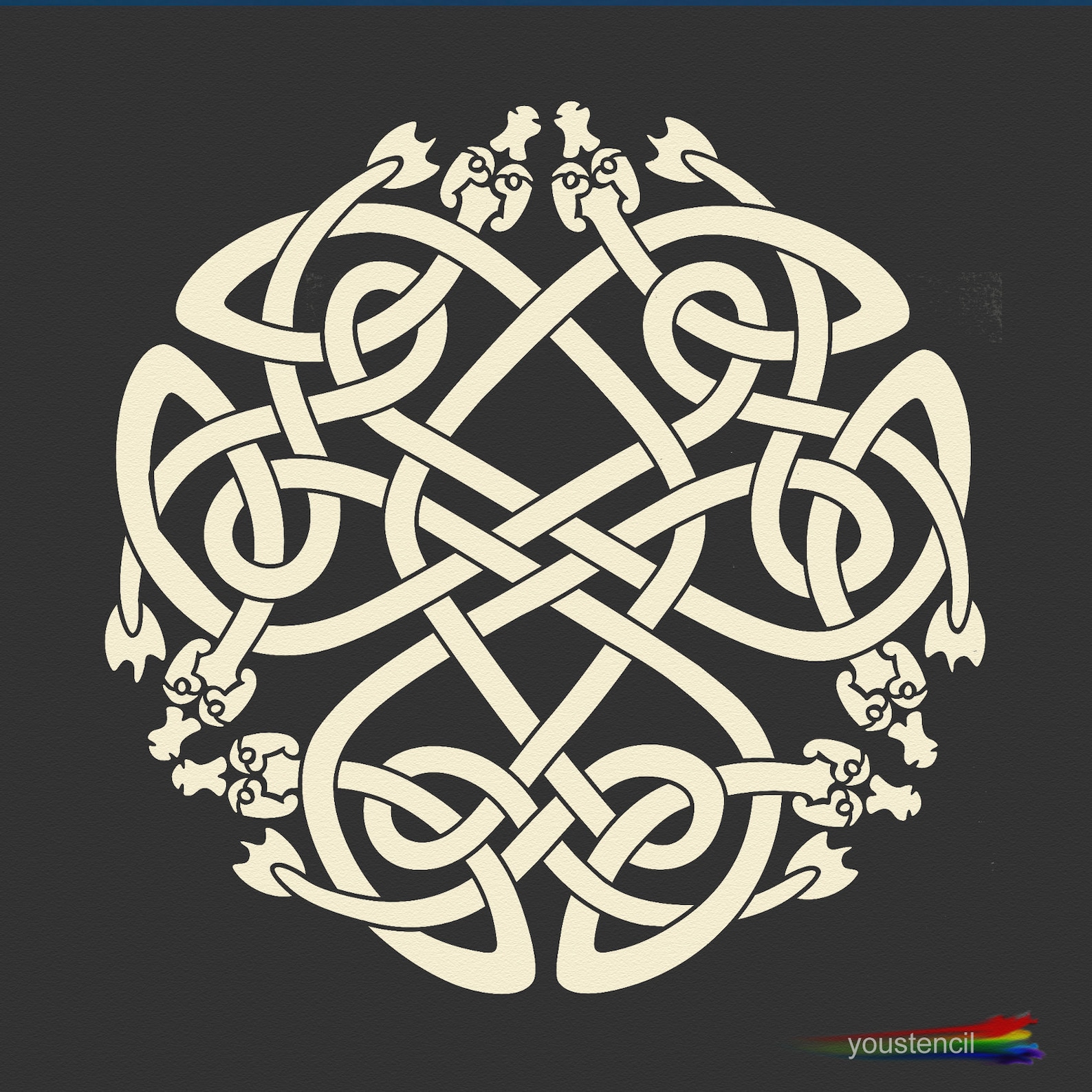 Celtic Knot Stencil, for Walls, Art and Furniture. ST3 - Etsy