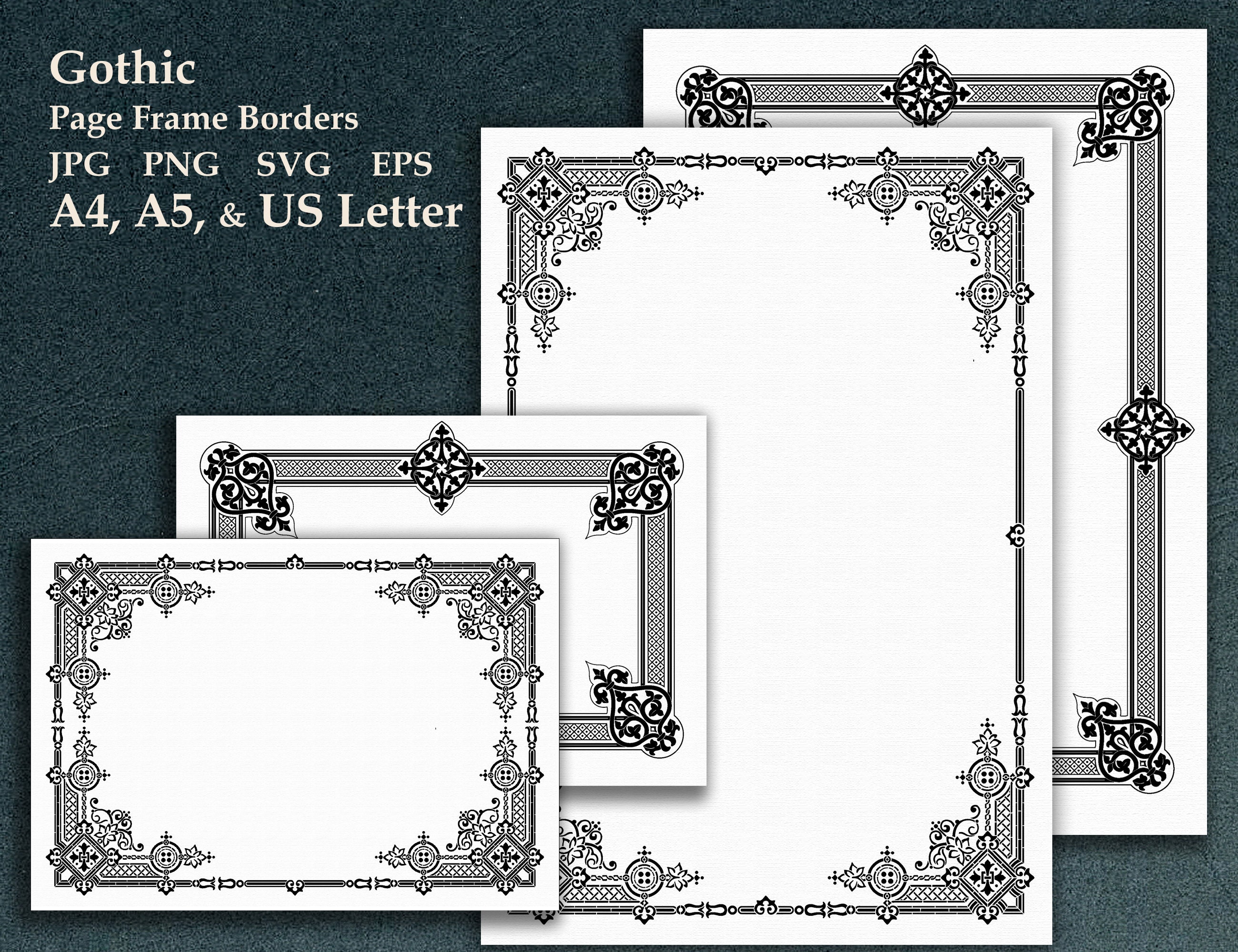 Simple Page Borders And Frames