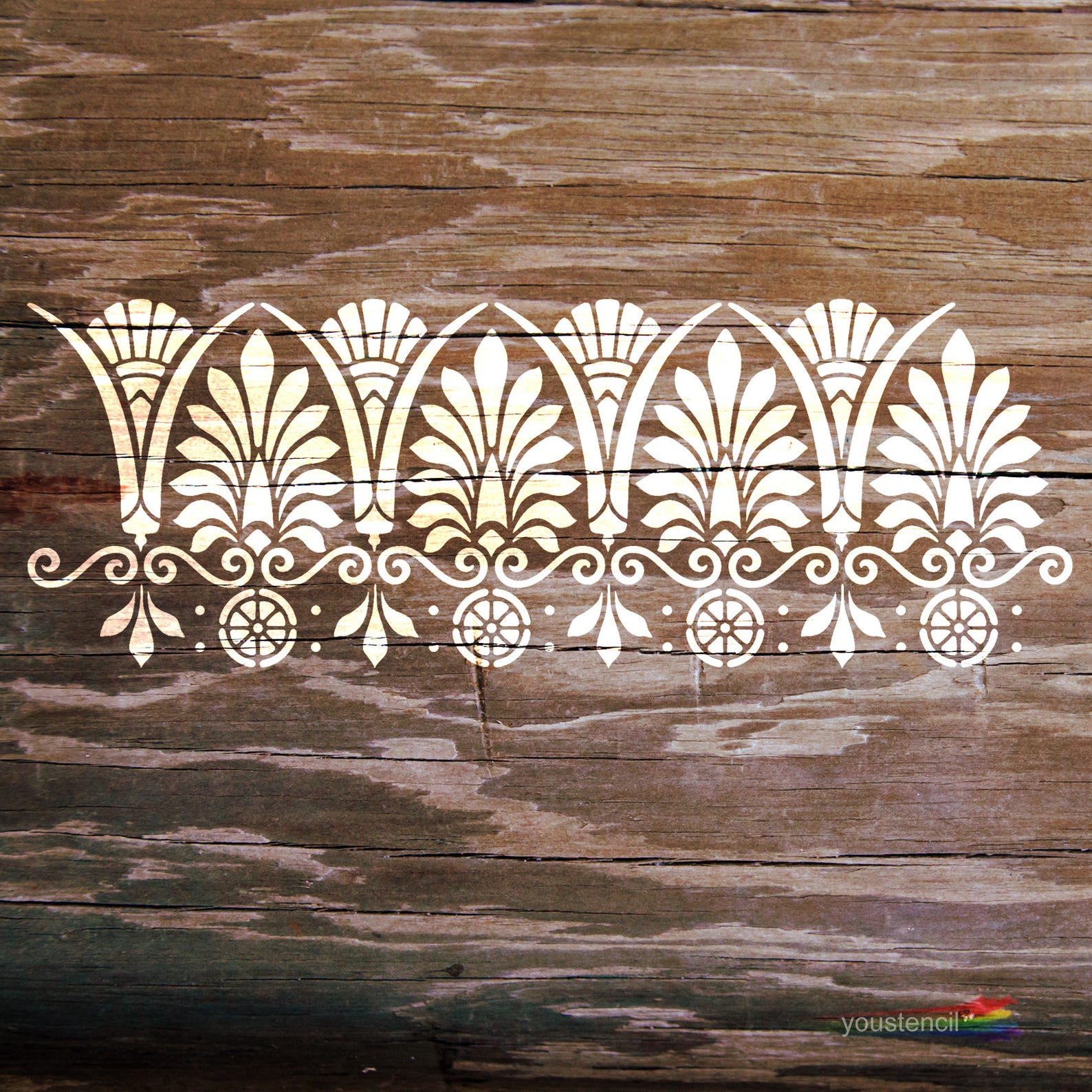 Greek Border Stencil for Walls Art and Furniture. ST52 - Etsy