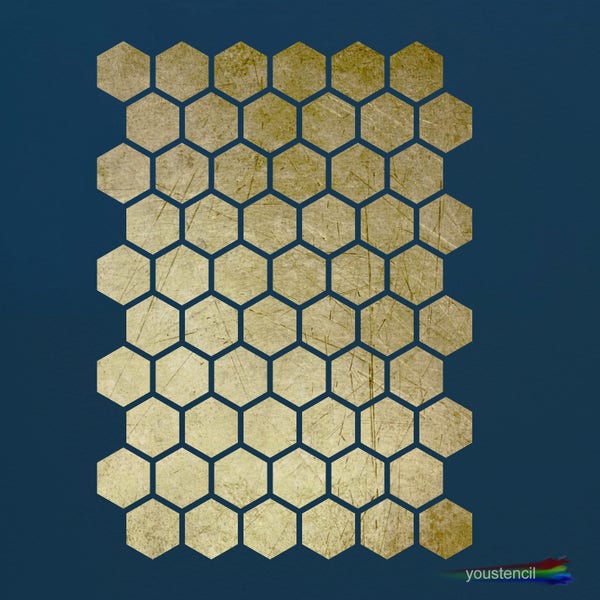 Honeycomb Stencil - Etsy UK