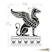 Greek Griffin Stencil . for Art, Walls and Furniture. ST100 - Etsy