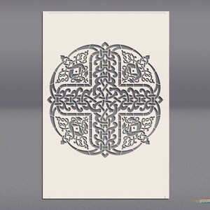 Celtic Cross Stencil for Art and Decoration ST117 - Etsy