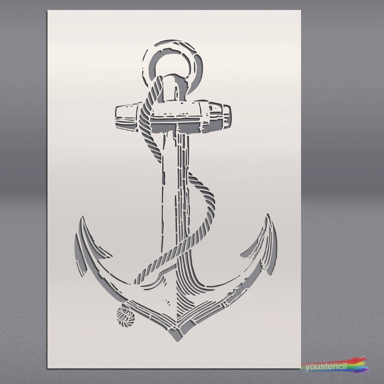 Anchor Stencil, for Art, Walls and Furniture, ST39 - Etsy