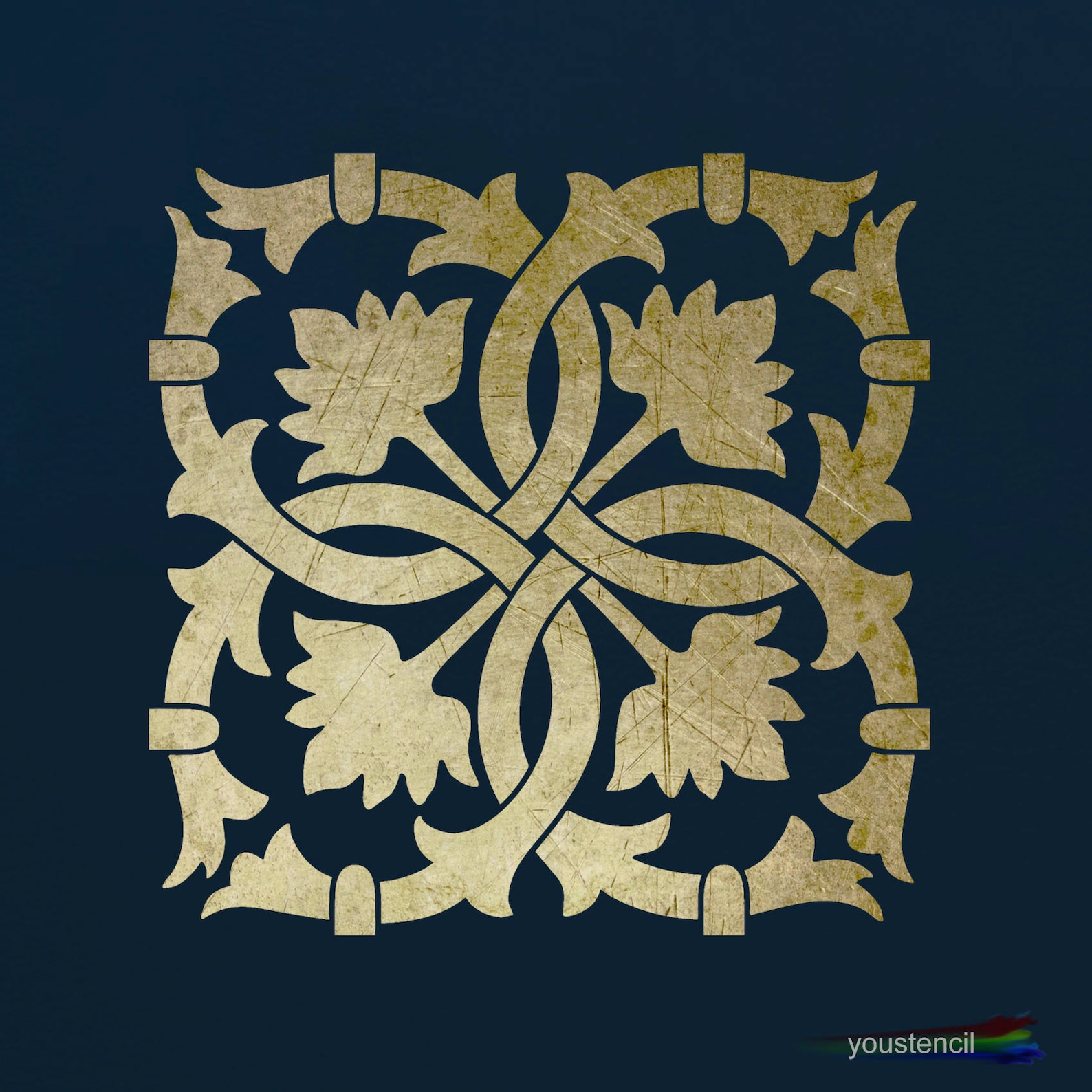 Portuguese Azulejos Tile Stencil ST84 | Etsy