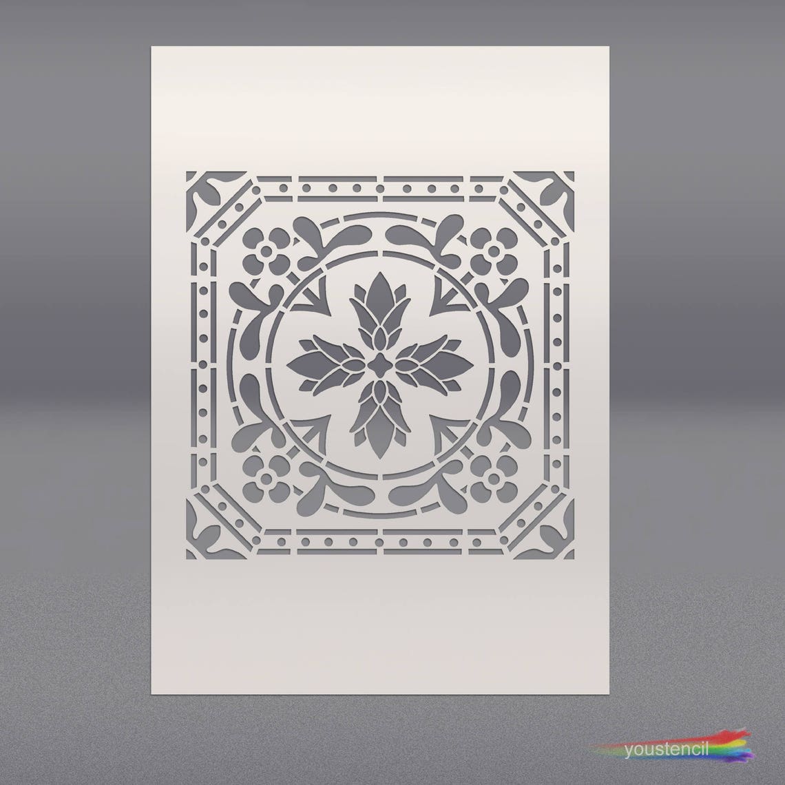 Portuguese Azulejos Tile Stencil ST20 - Etsy