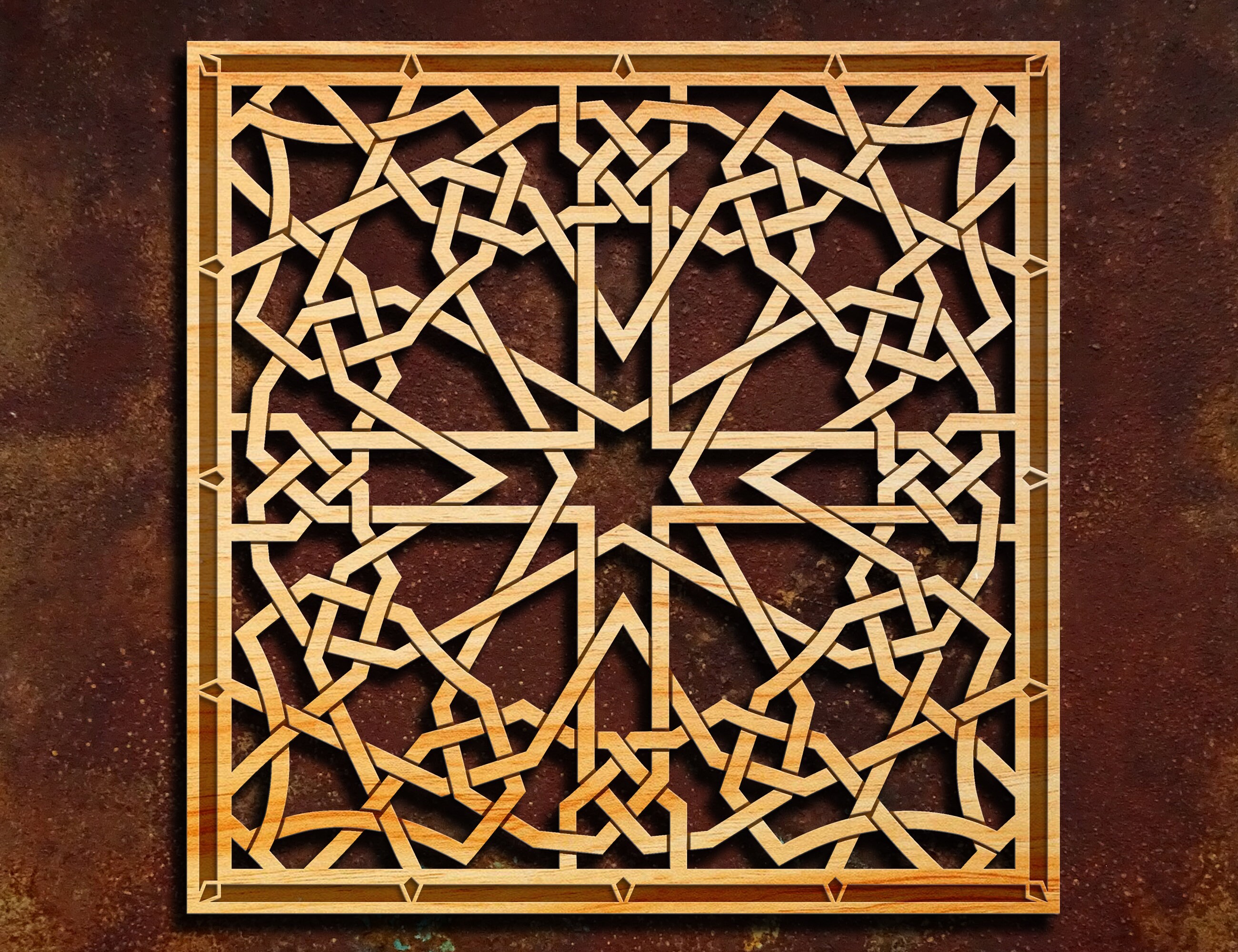 Moroccan Tile Vector, #28, Svg, Dxf, Ai, Cdr, Pdf, Eps. Laser Cut Files ...