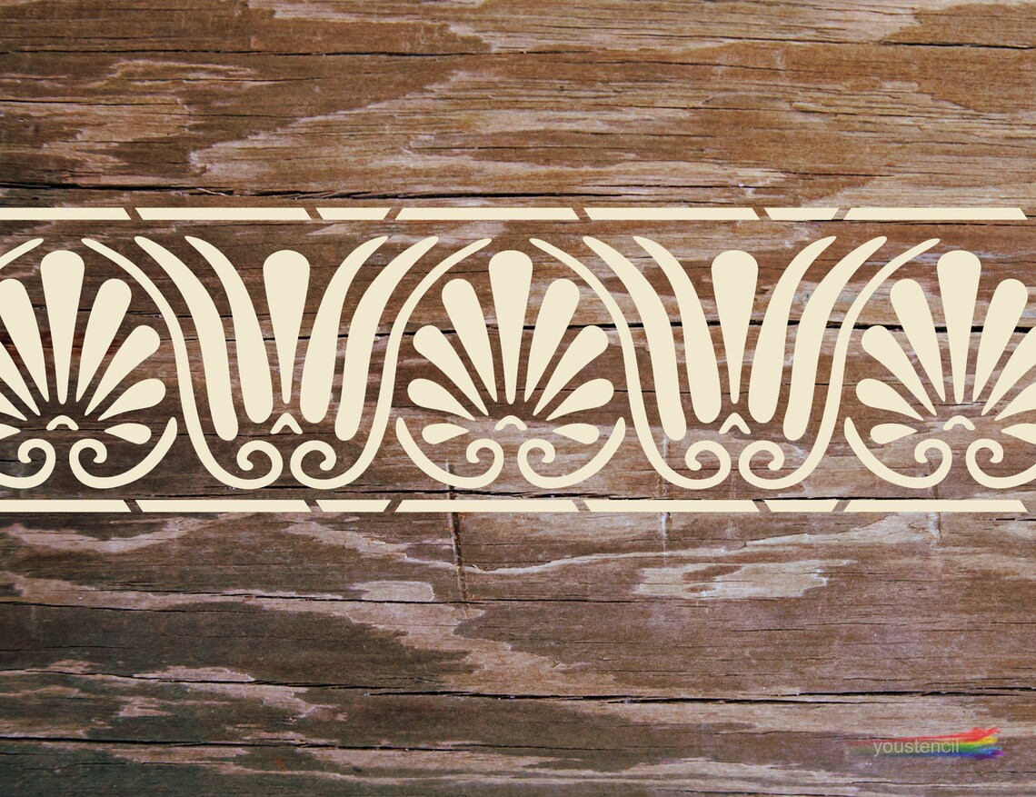 Greek Border Stencil, Extra Large. for Walls , Furniture and Art: ST113 ...