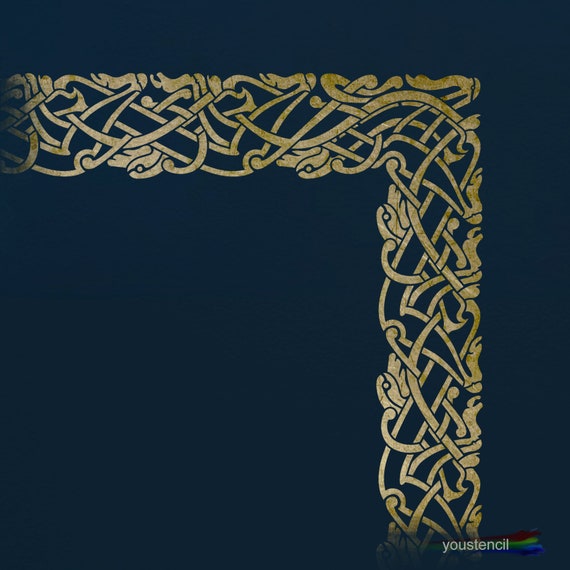 Celtic Border Stencil
