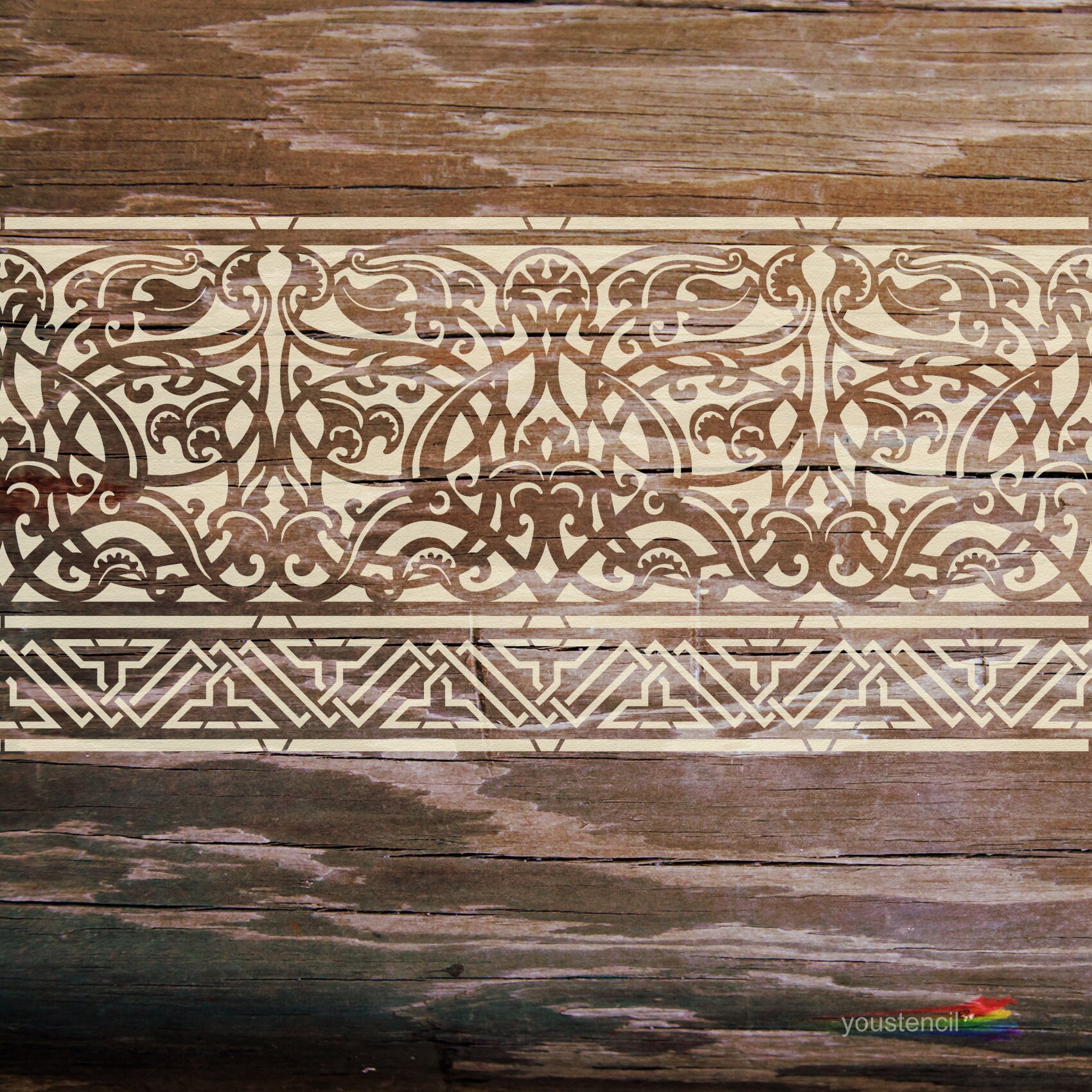 Moroccan Border Stencil for Art, Walls and Furniture ST96 - Etsy Canada
