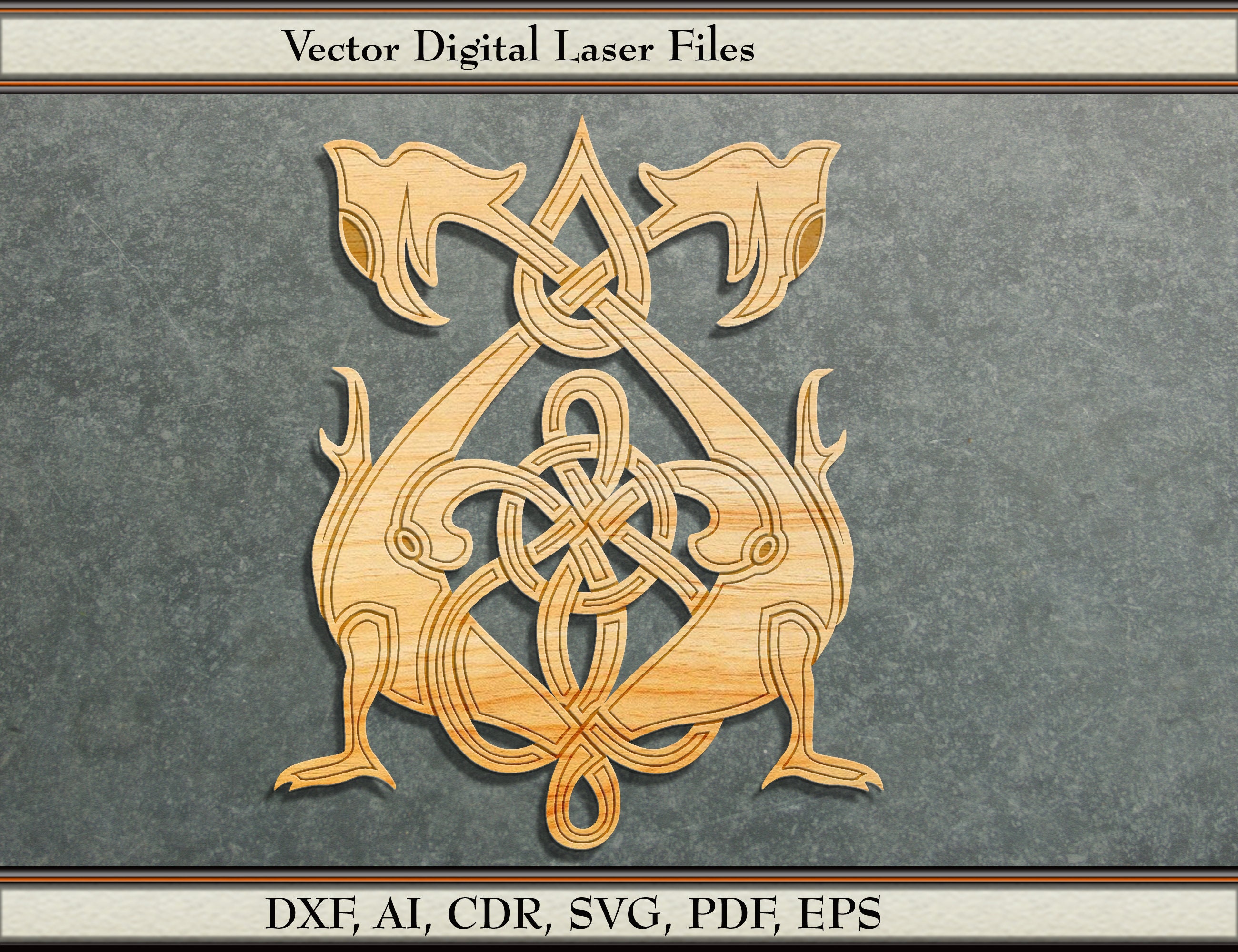 Celtic Knot Vector Design 87 Svg Dxf Ai Cdr Pdf Eps. - Etsy UK
