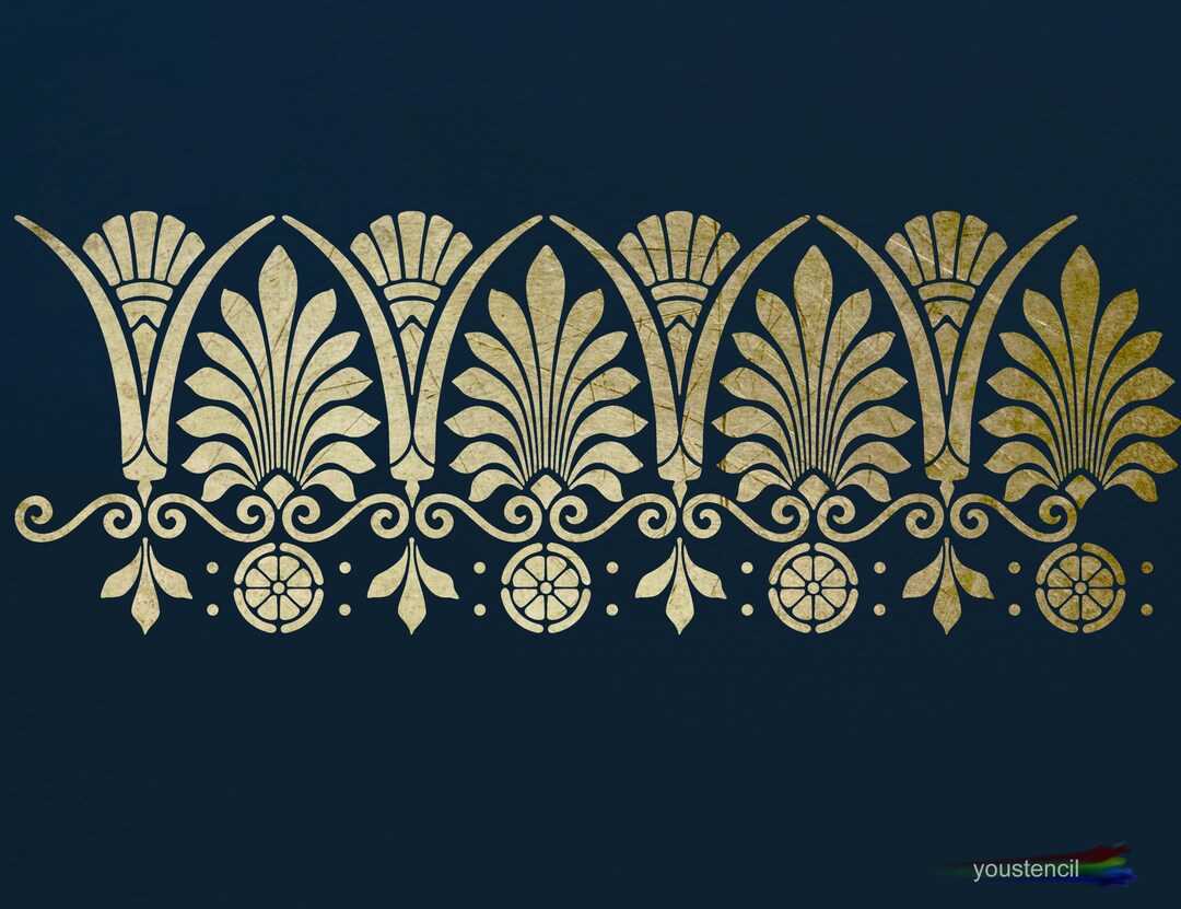 Large Greek Border Stencil for Walls, Art and Furniture. ST114 - Etsy