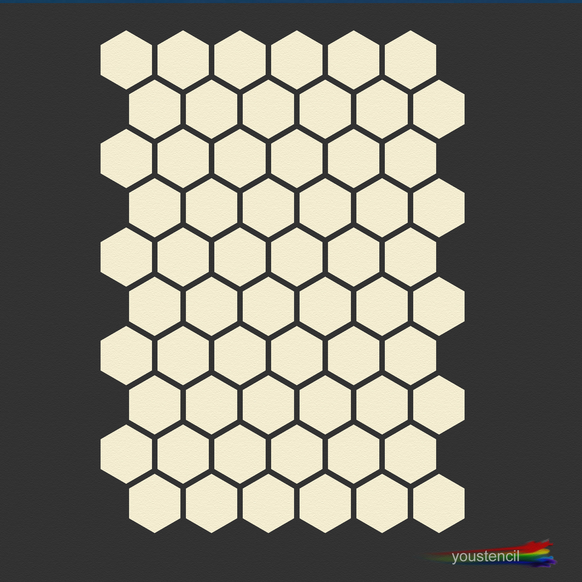 Honeycomb Stencil for Walls Art and Furniture. ST25 - Etsy UK