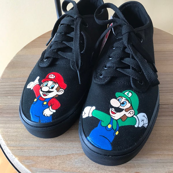 Super Mario Shoes Adult - Etsy