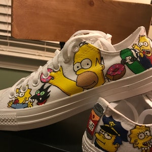 Simpson’s Inspired Custom Shoes - Etsy
