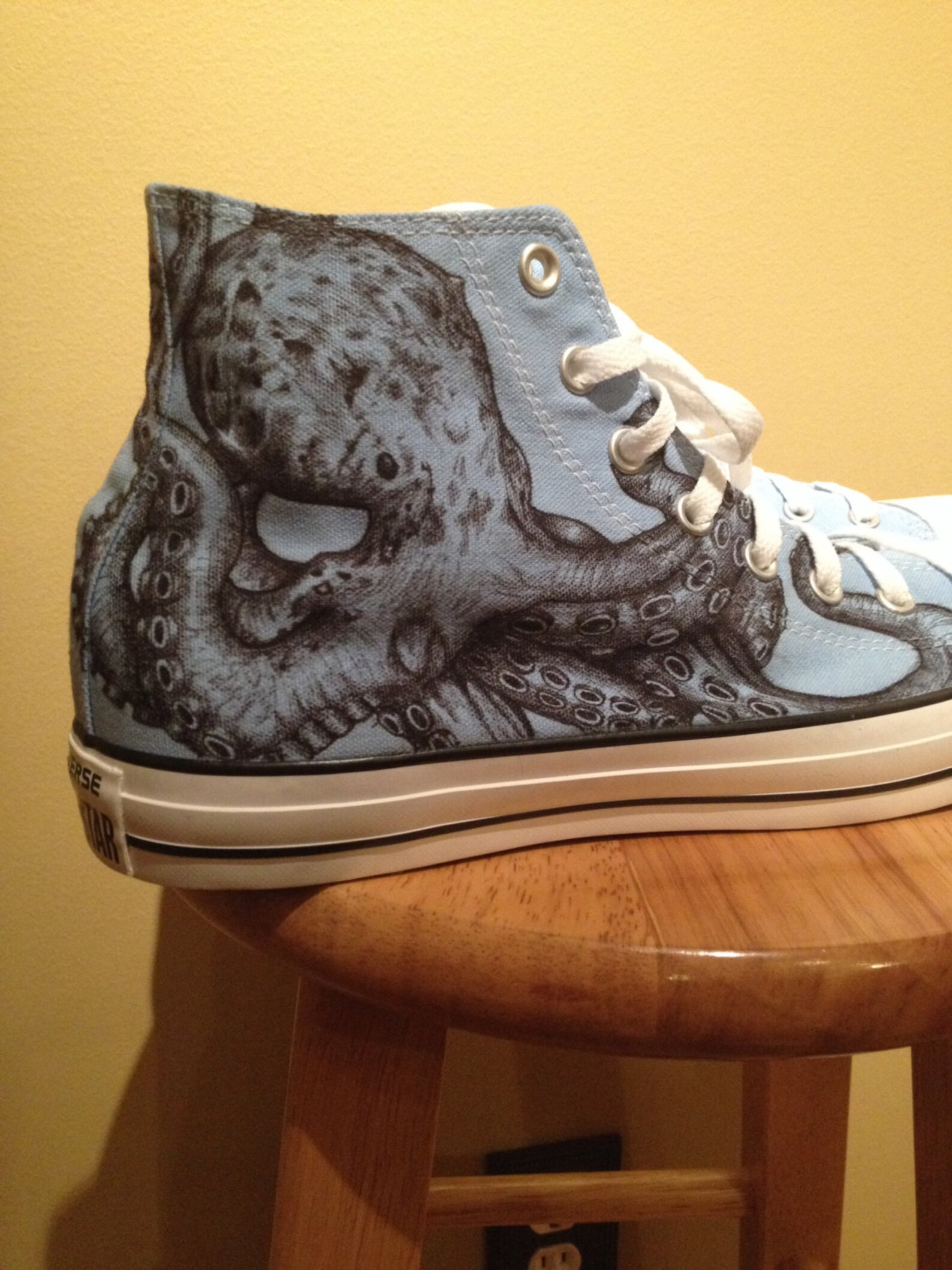 Octopus Converse Custom Shoes | Etsy