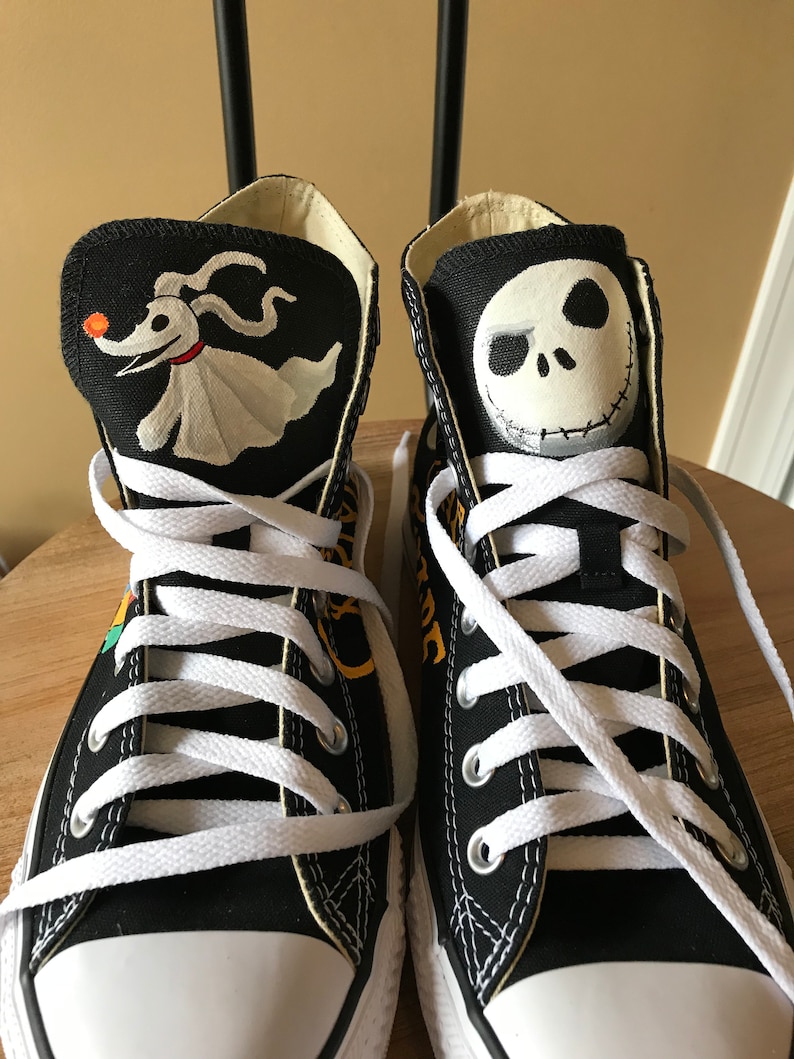 Nightmare Before Christmas inspired shoes | Etsy