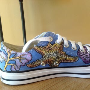 Ocean Themed Converse Shoes - Etsy