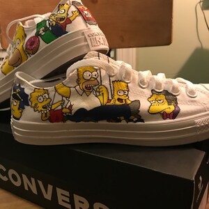 Simpson’s Inspired Custom Shoes - Etsy