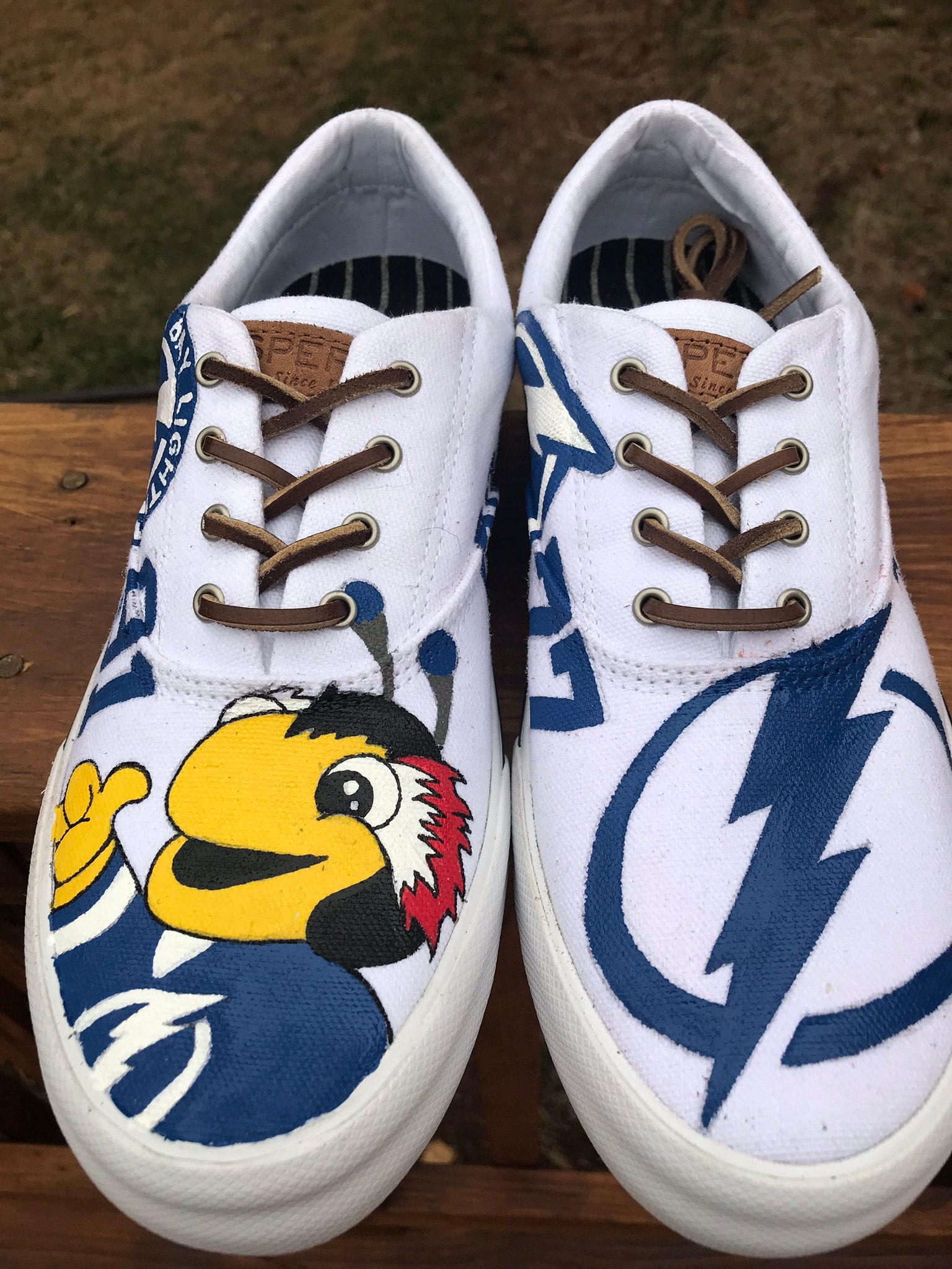 Tampa Bay Lightning Inspired Shoes - Etsy