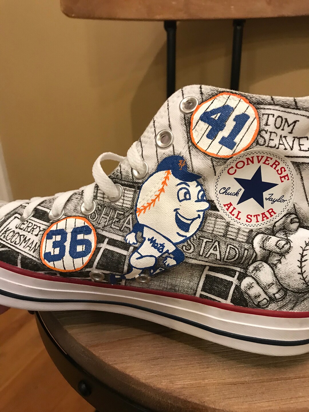 New York Mets Shoes - Etsy