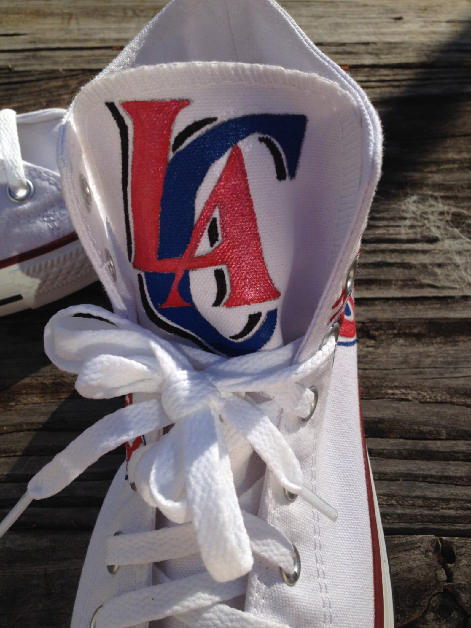 NBA Clippers Converse Shoes | Etsy