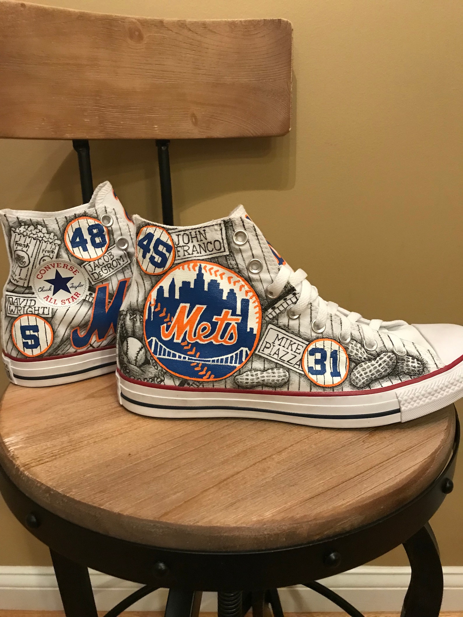 New York Mets Shoes - Etsy