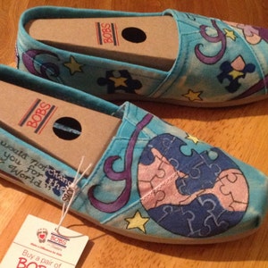 Autism Awareness Shoes - Etsy