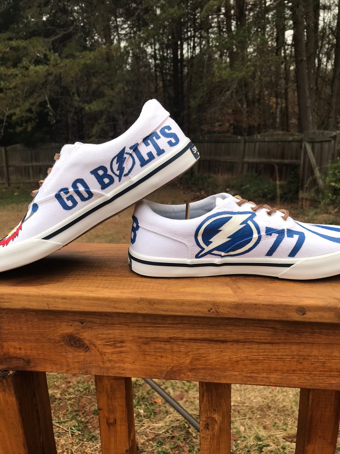 Tampa Bay Lightning Inspired Shoes - Etsy
