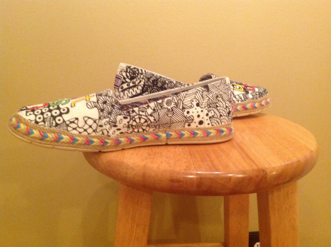 Autism Awareness Puzzle Shoes - Etsy