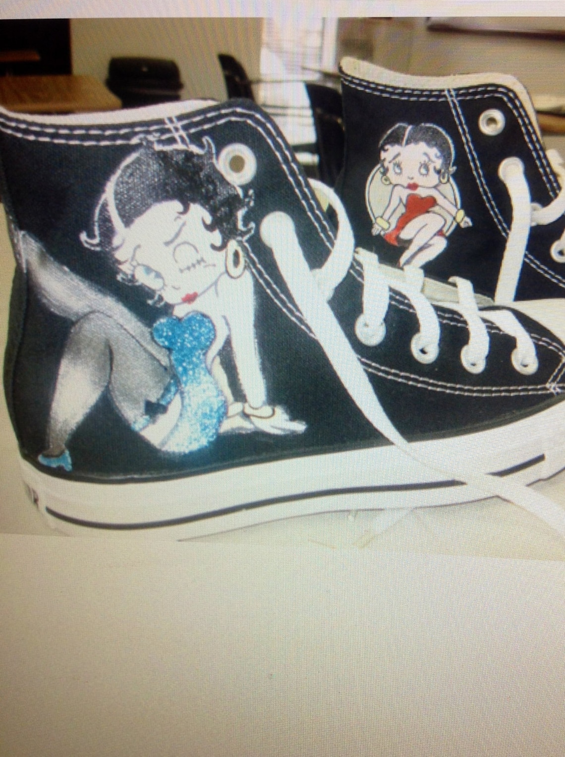 Betty Boop Shoes - Etsy