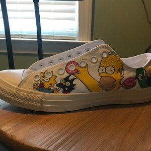 Simpson’s Inspired Custom Shoes - Etsy