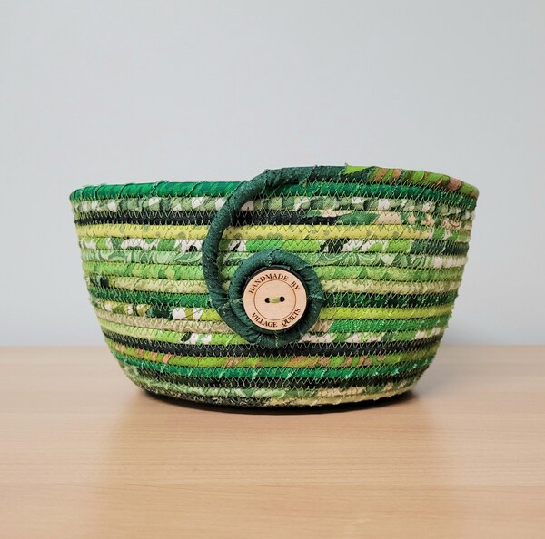 Rope Bowl Kit Small Bowl Kit With Instructions Craft Kit Batik Fabric ...