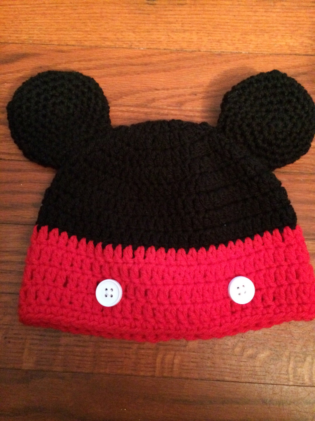 Mickey Mouse Beanie Hat - Etsy