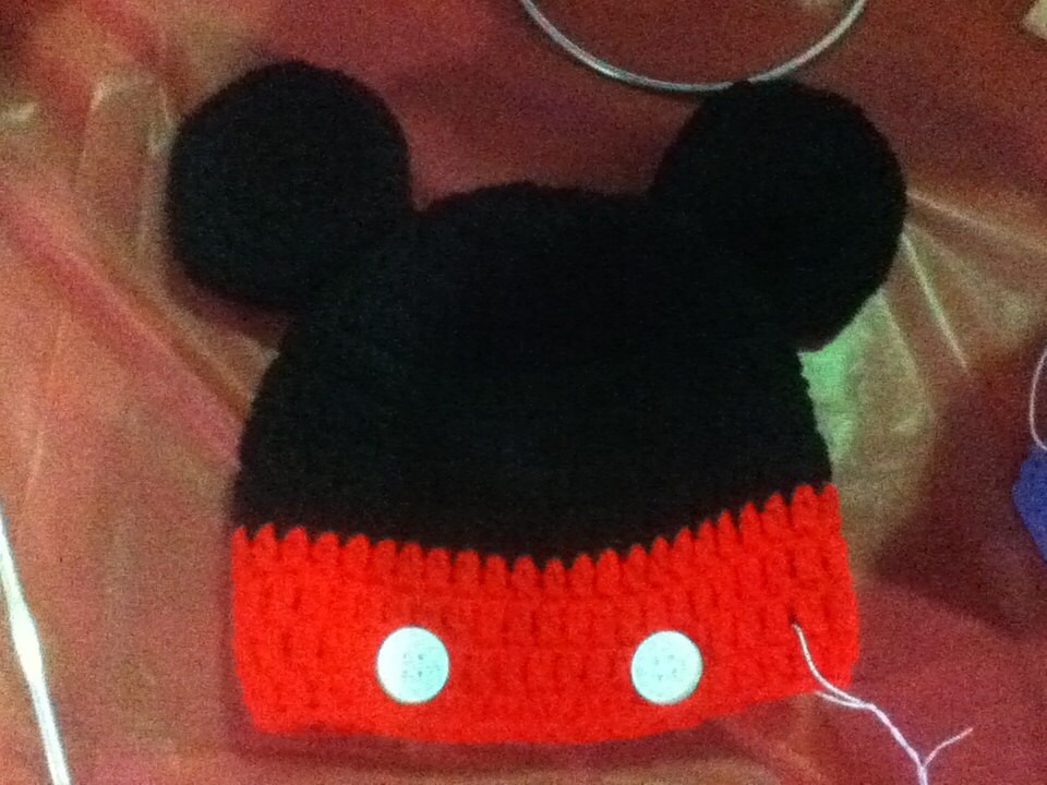 Mickey Mouse Beanie Hat - Etsy
