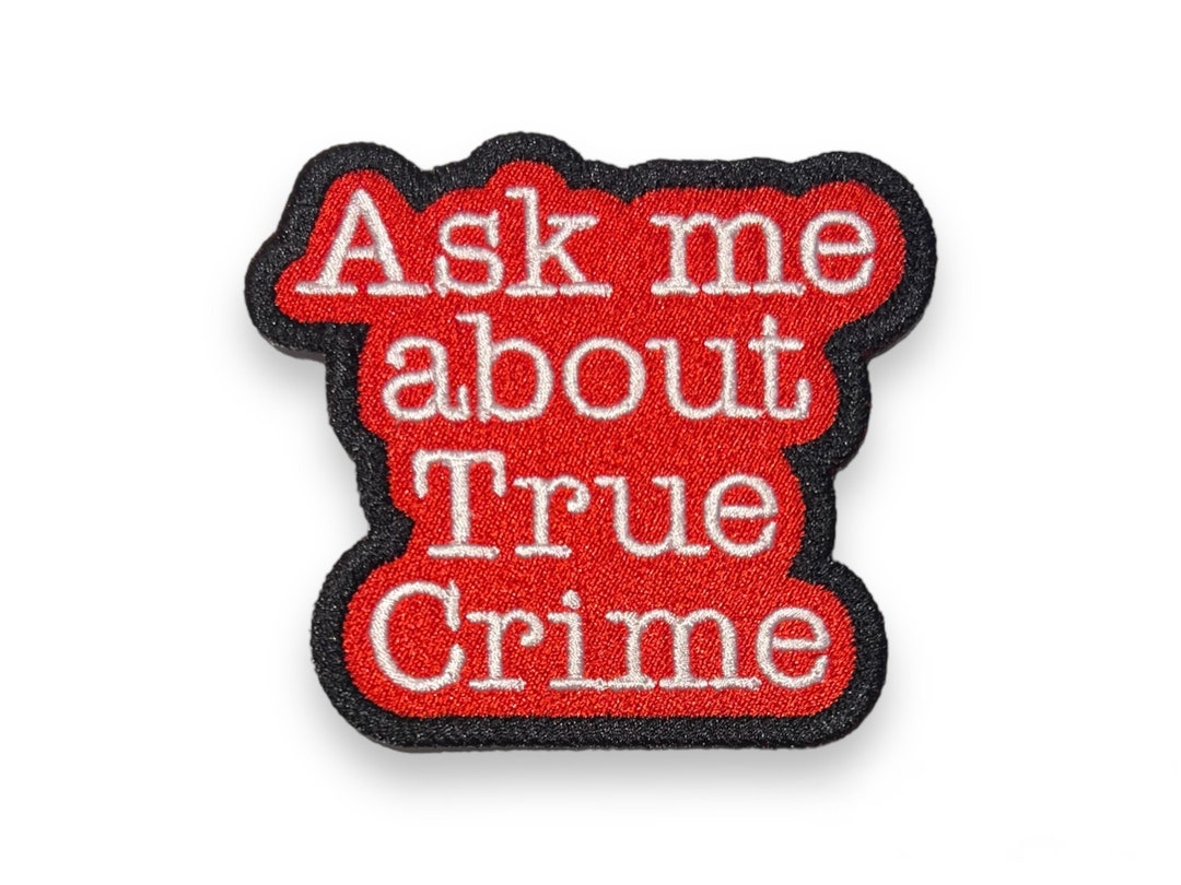 True Crime Patch - Etsy