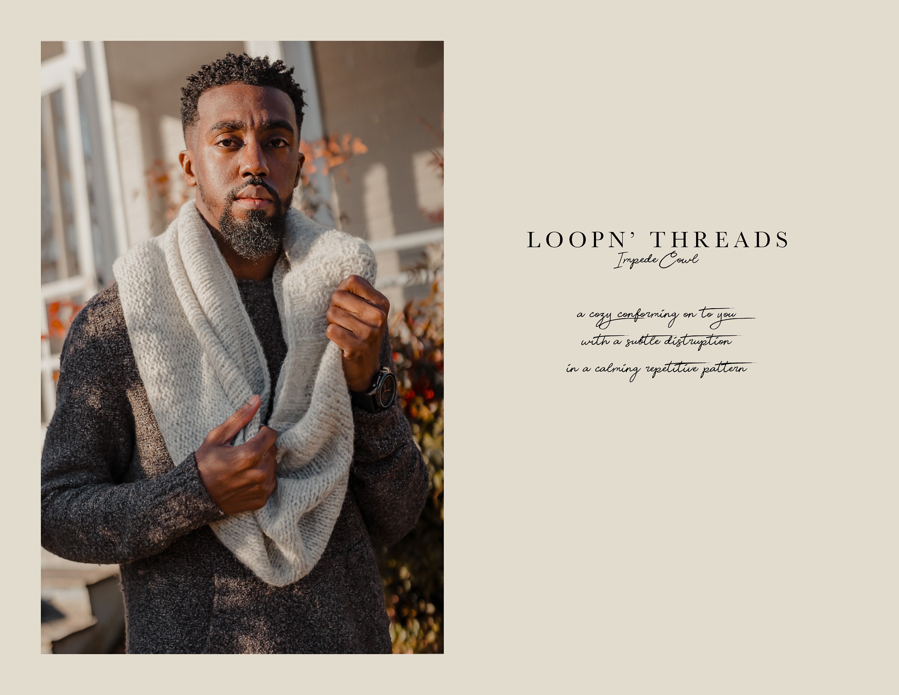 Knitting Pattern | the Impede Cowl | Knit Cowl, Infinity Scarf, Snood ...